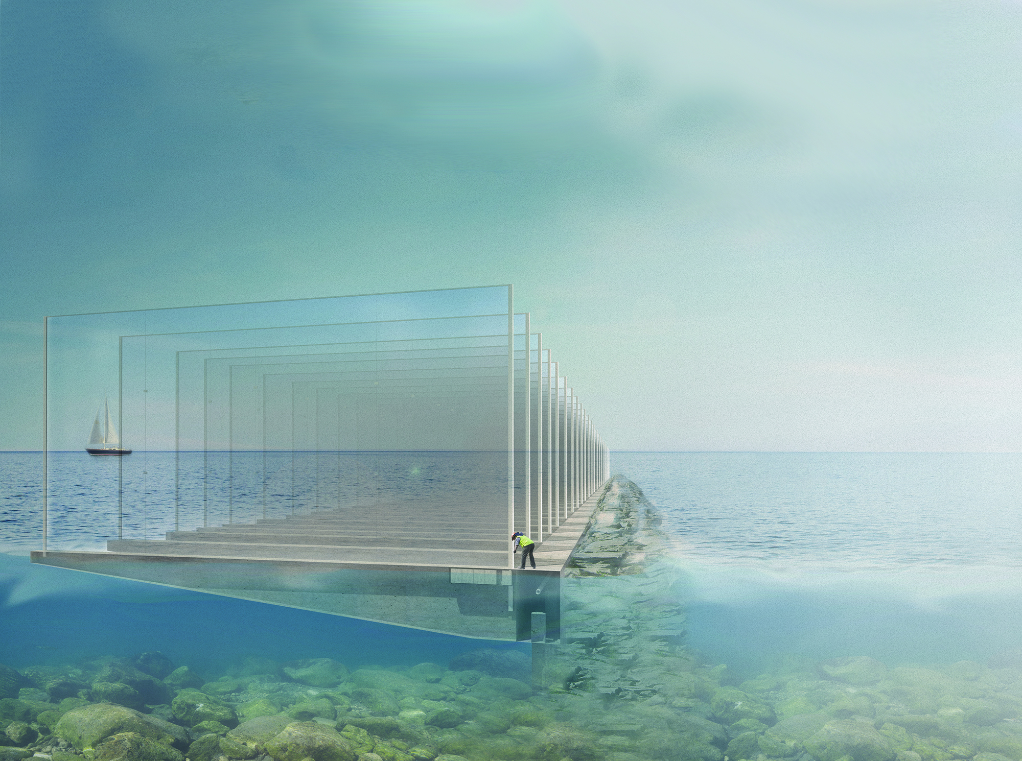 Horizon Lines - Land Art Generator