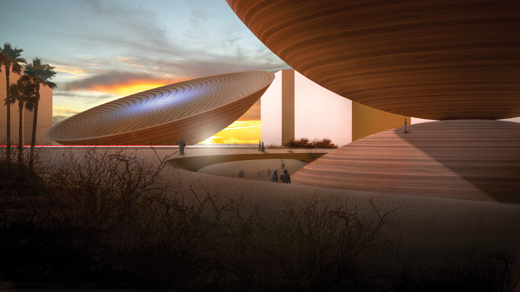 Beautiful Solar Energy Installation Creates Moving Shadows - Land Art ...
